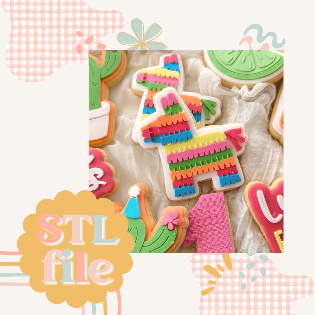Fiesta Pinata - Cookie Stamp and Cutter STL File - Etsy