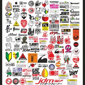 JDM Car Stickers VOLUME 1 - Etsy