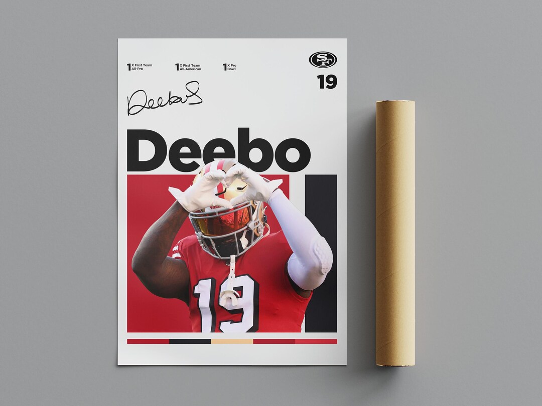 Deebo Samuel Sr. Poster, Minimalist Poster, Sports Poster, Wall Art ...