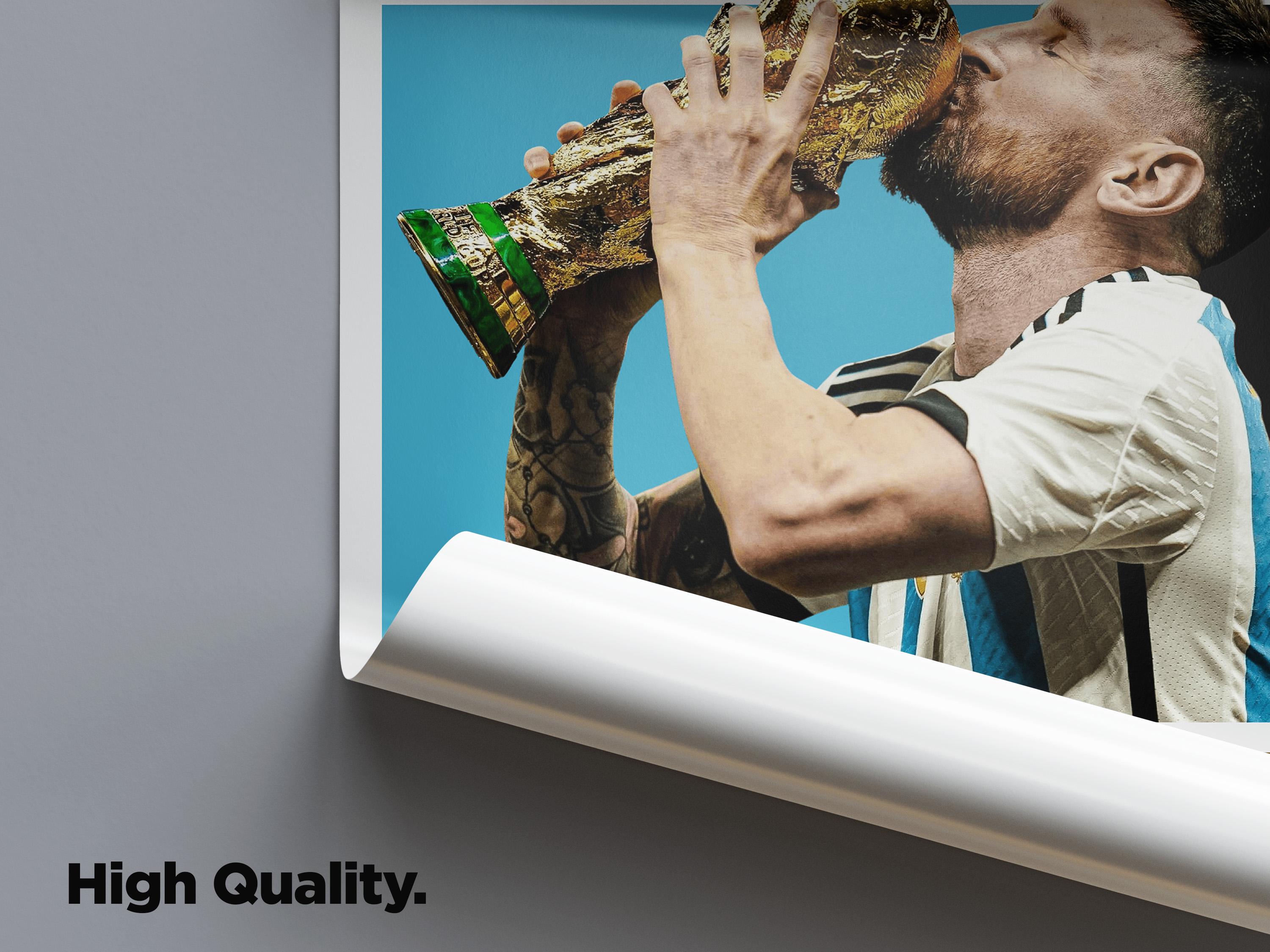 Lionel Messi Poster, Minimalist Poster, Sports Poster, Wall Art, Wall ...