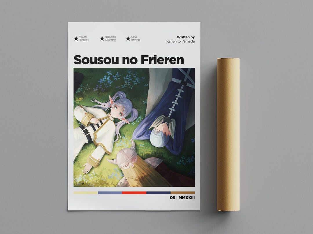 Frieren Beyond Journey's End Poster, Sousou No Frieren Poster, Anime ...