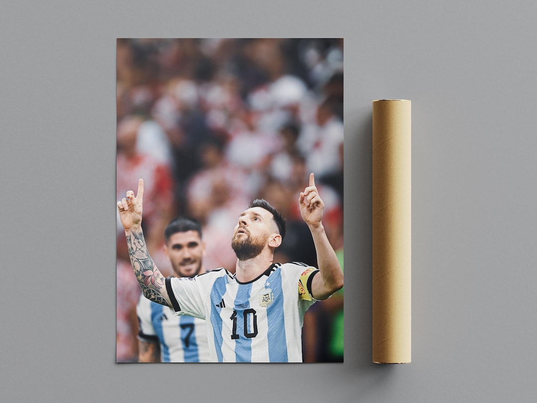 Lionel Messi Poster, Minimalist Poster, Sports Poster, Wall Art, Wall ...