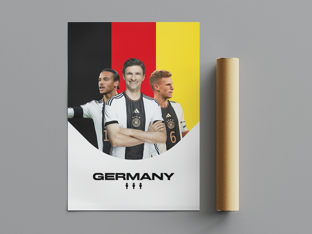 Germany National Team Poster, Minimalist Poster, Sports Poster, Wall ...