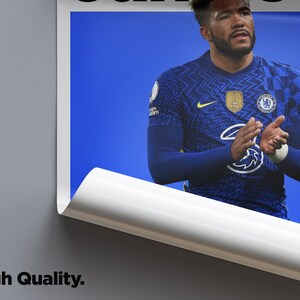 Reece James Poster, Minimalist Poster, Sports Poster, Wall Art, Wall ...