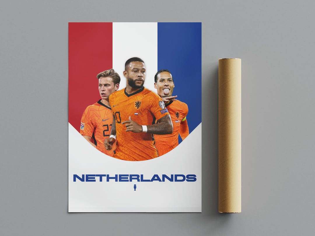Netherlands National Team Poster, Minimalist Poster, Sports Poster ...