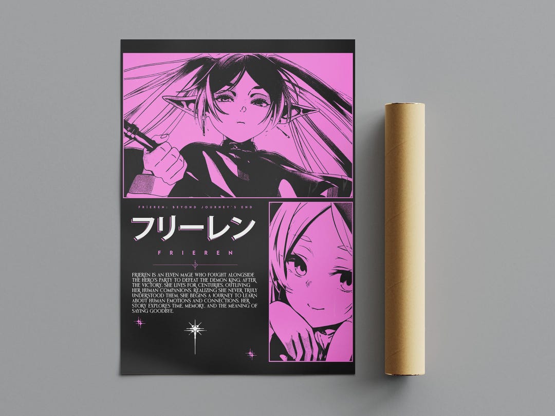 Frieren Poster, Frieren Beyond Journey's End Poster, Sousou No Frieren ...