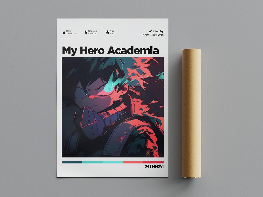 My Hero Academia Poster , Boku No Hero Academia Poster, Anime Poster ...