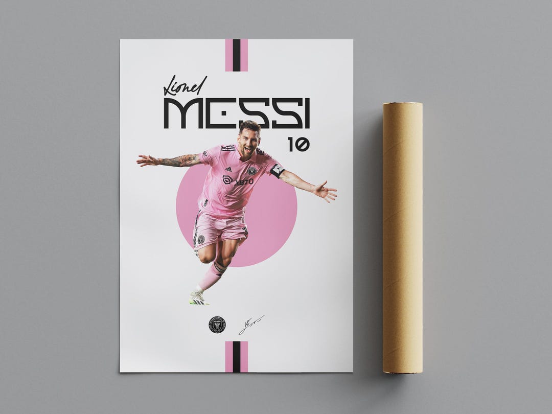 Lionel Messi Poster, Minimalist Poster, Sports Poster, Wall Art, Wall ...