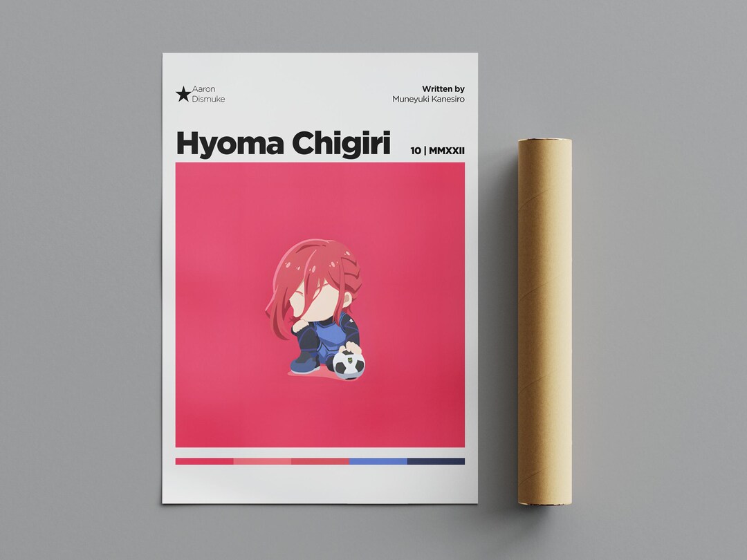 Hyoma Chigiri Poster, Blue Lock Poster , Anime Poster, Wall Art ...