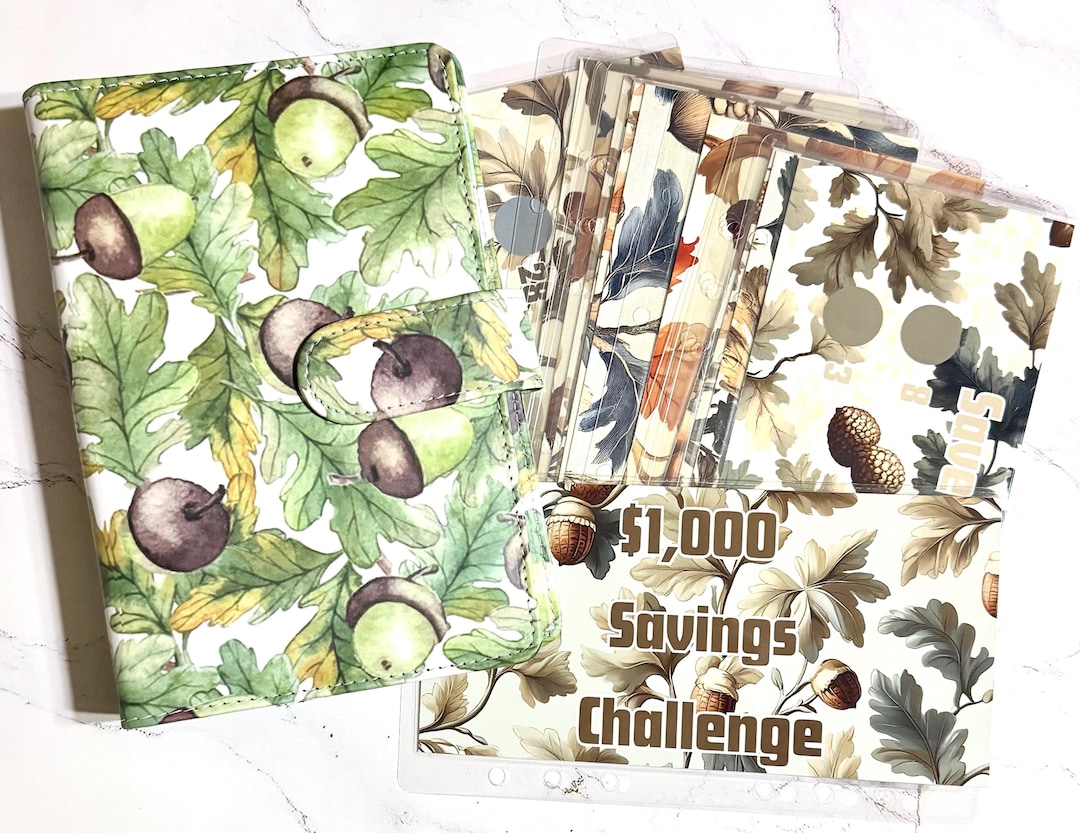 Autumn A6 Savings Challenge Set: Fall Budgeting, Cash Stuffing - Etsy
