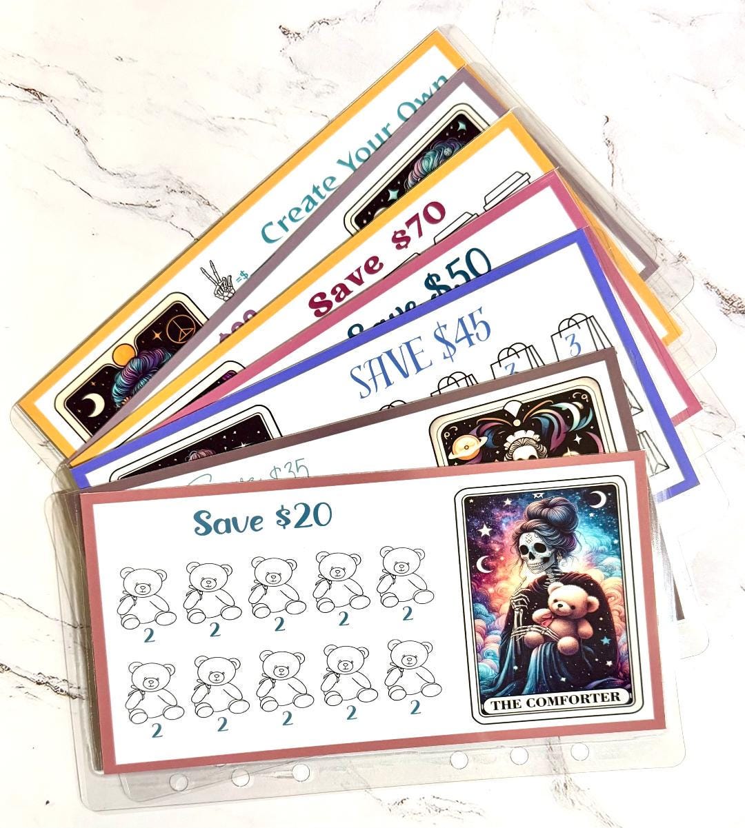 A6 Savings Challenge: Scratch off Cards, Budgeting System, Sinking ...
