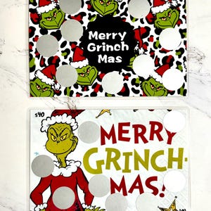 Christmas Savings Challenge: A5 Cash Envelope With Scratch off Cards - Etsy