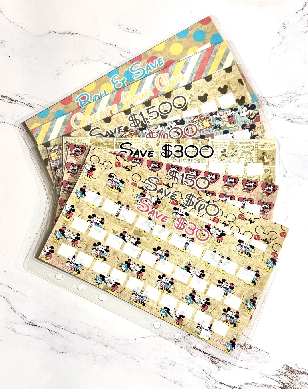 A5 Savings Challenge Set: Laminated Budgeting Cards - Etsy