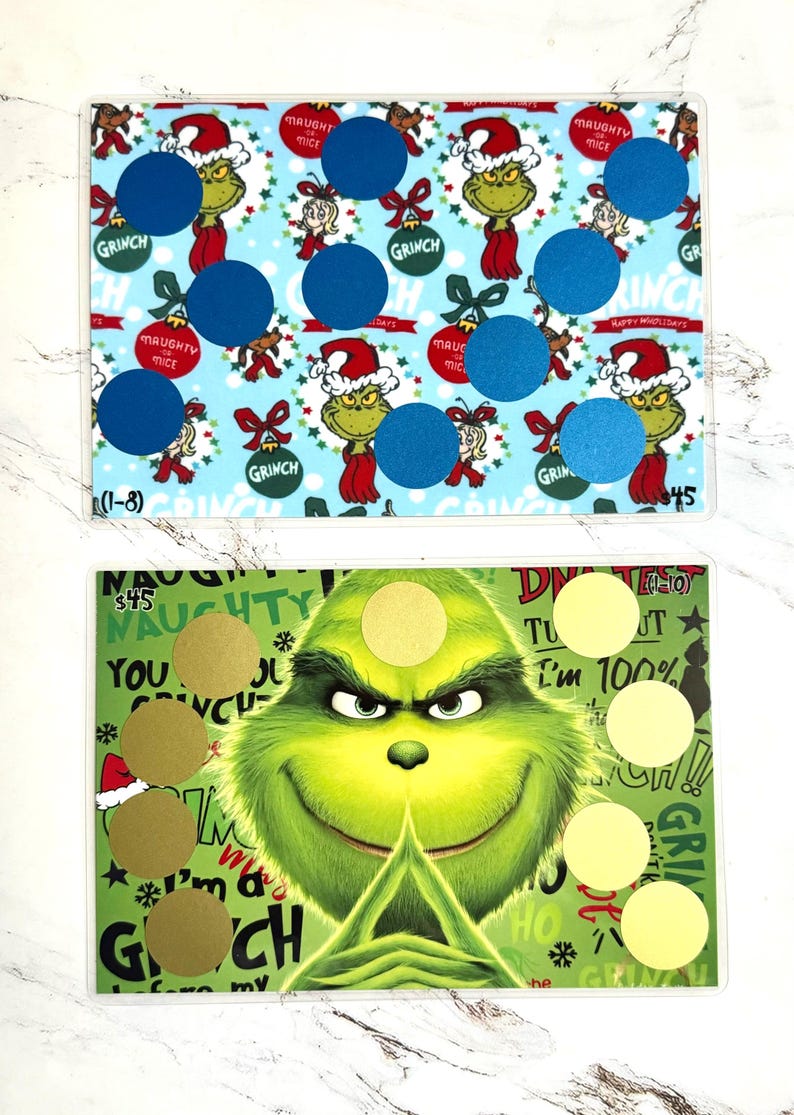 Christmas Savings Challenge: A5 Cash Envelope With Scratch off Cards - Etsy