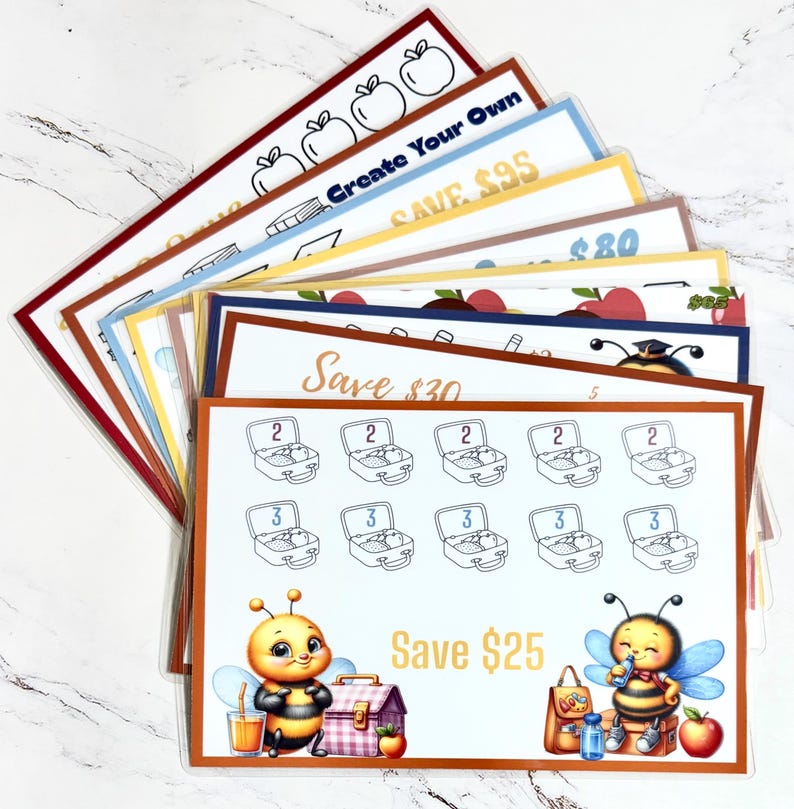 A5 Savings Challenge Set: Cash Stuffing, Budgeting System - Etsy