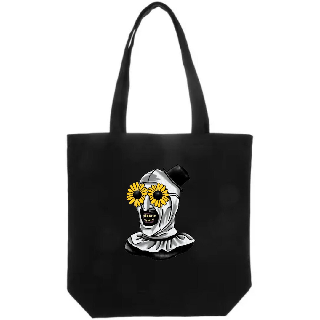 Terrifier Art the Clown With Glasses Tote Bag - Etsy