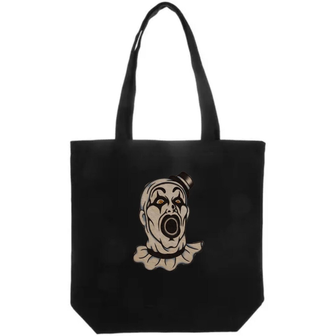 Terrifier Art the Clown Surprised Tote Bag - Etsy
