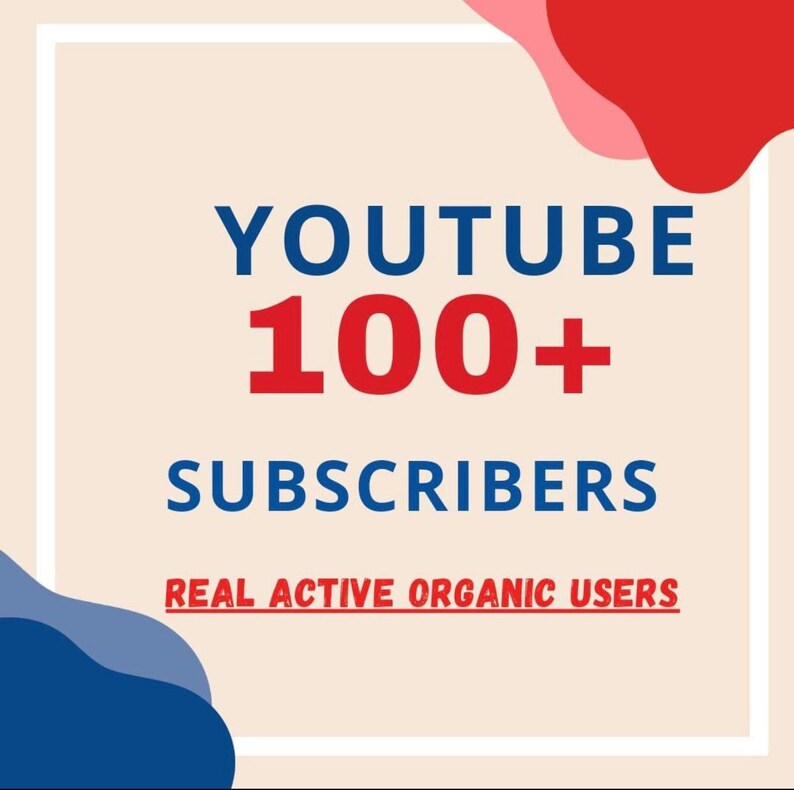 Youtube 100 Subscribers - Etsy