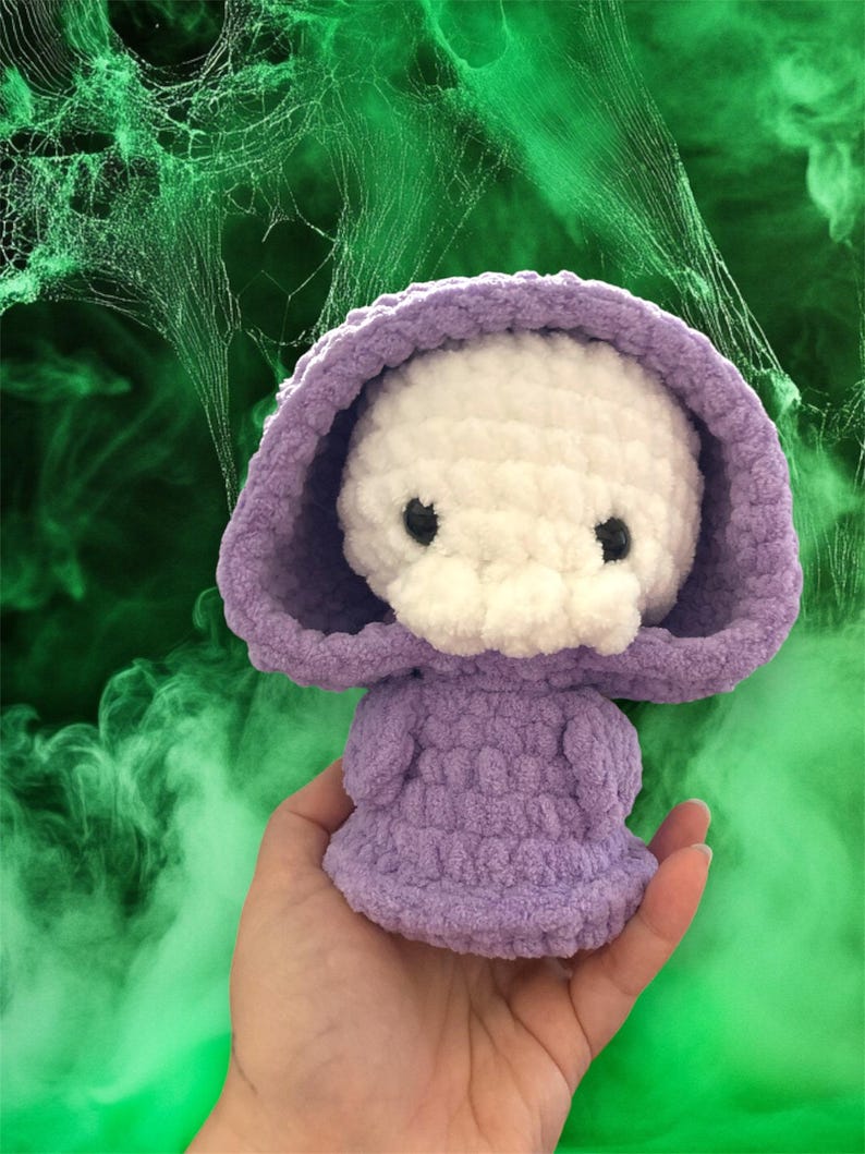 Grim Reaper Plushie Amigurumi Toy - Etsy