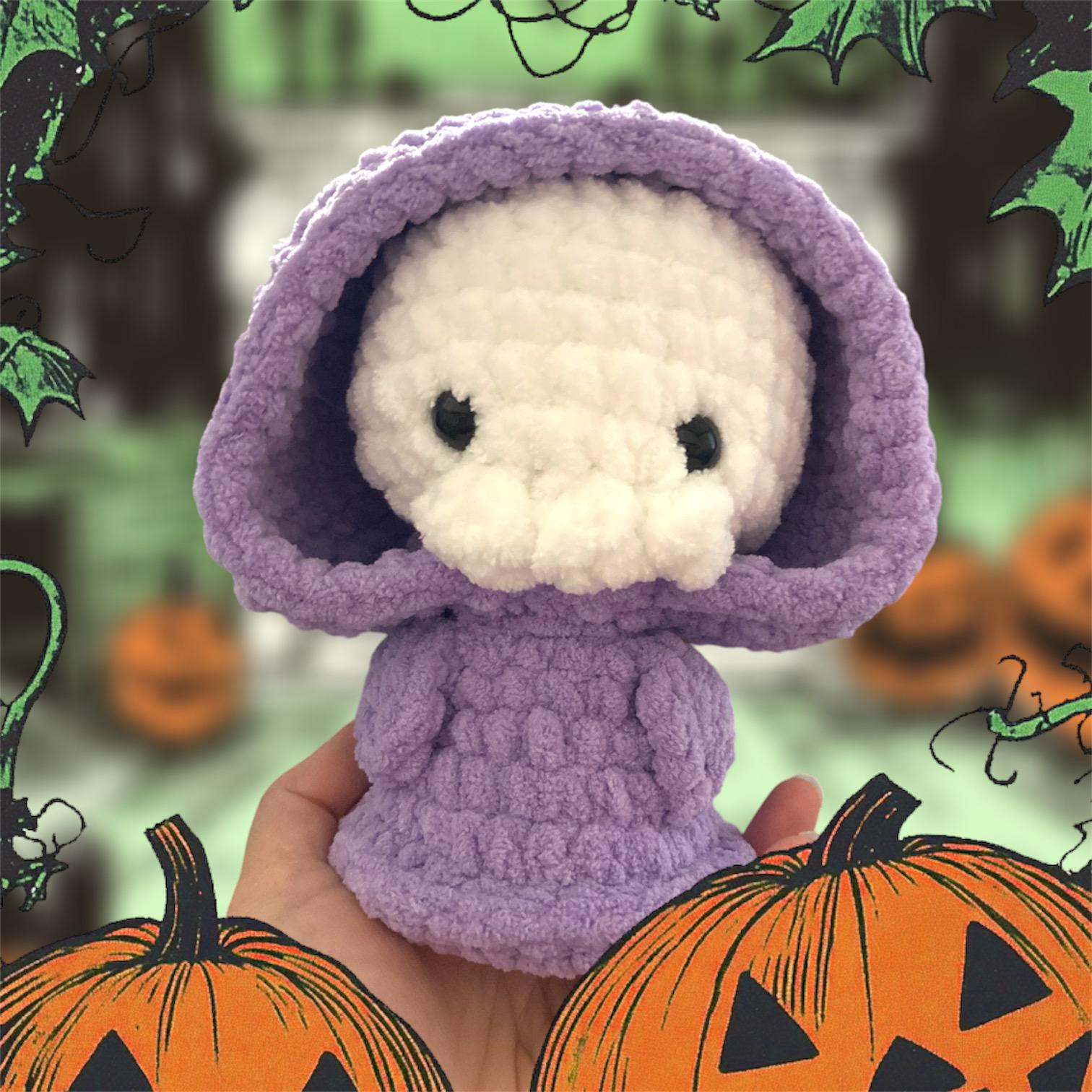 Grim Reaper Plushie Amigurumi Toy - Etsy
