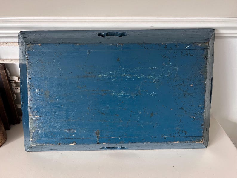Large Antique Dutch Wooden Laundry Tray - Mangelbak - Etsy