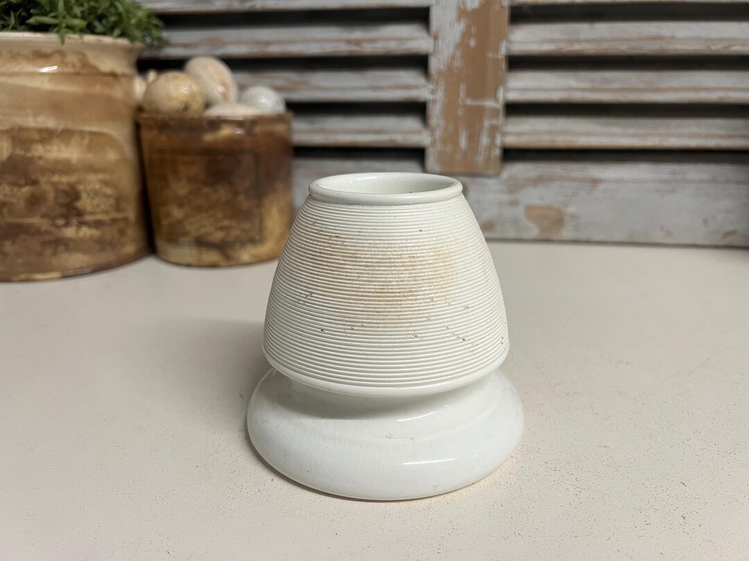 Antique Ironstone Match Striker - Ceramic Match Striker - Stoneware ...