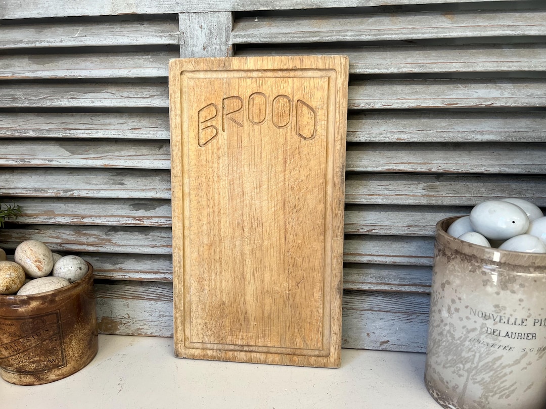 Vintage Wooden Breadboard Dutch Bread Board BROOD - Etsy
