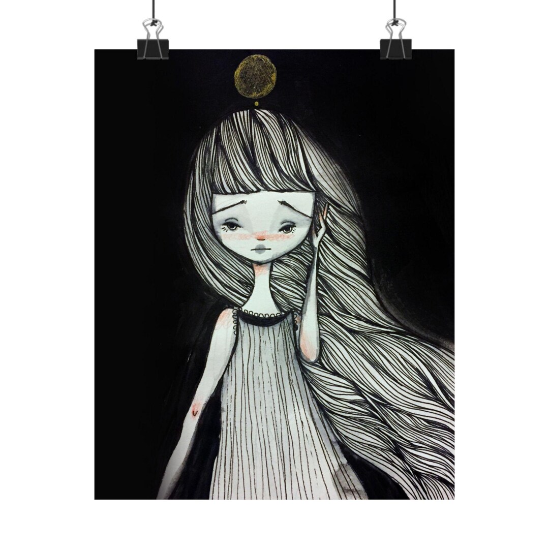 Isolde Poster - Matte Vertical Posters - Multi Sized - Premium Fine Art ...