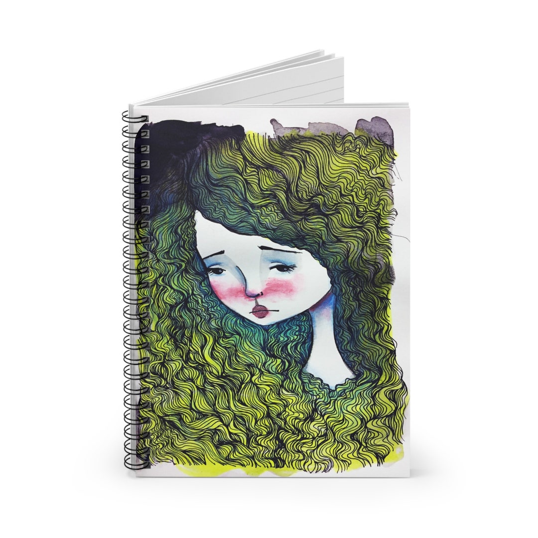 Lucrezia Journal - Art by Jessica Von Braun - Spiral Notebook - Ruled ...