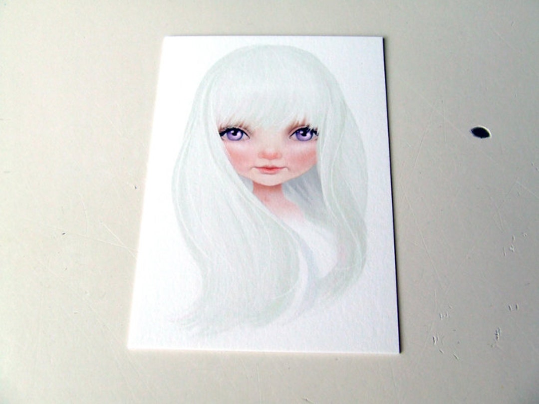 ACEO ATC Artists Trading Card Mini Fine Art Print 2.5x3.5 'amalthea ...