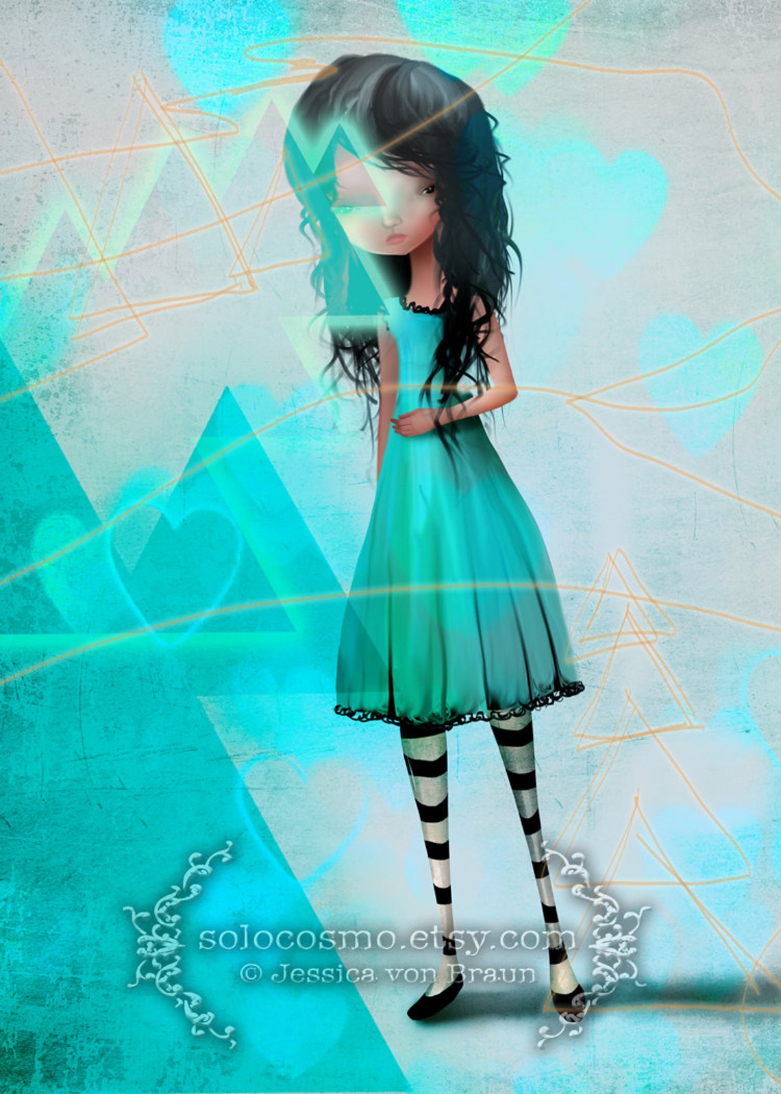 ACEO / ATC Artists Trading Card vinding Young | Etsy