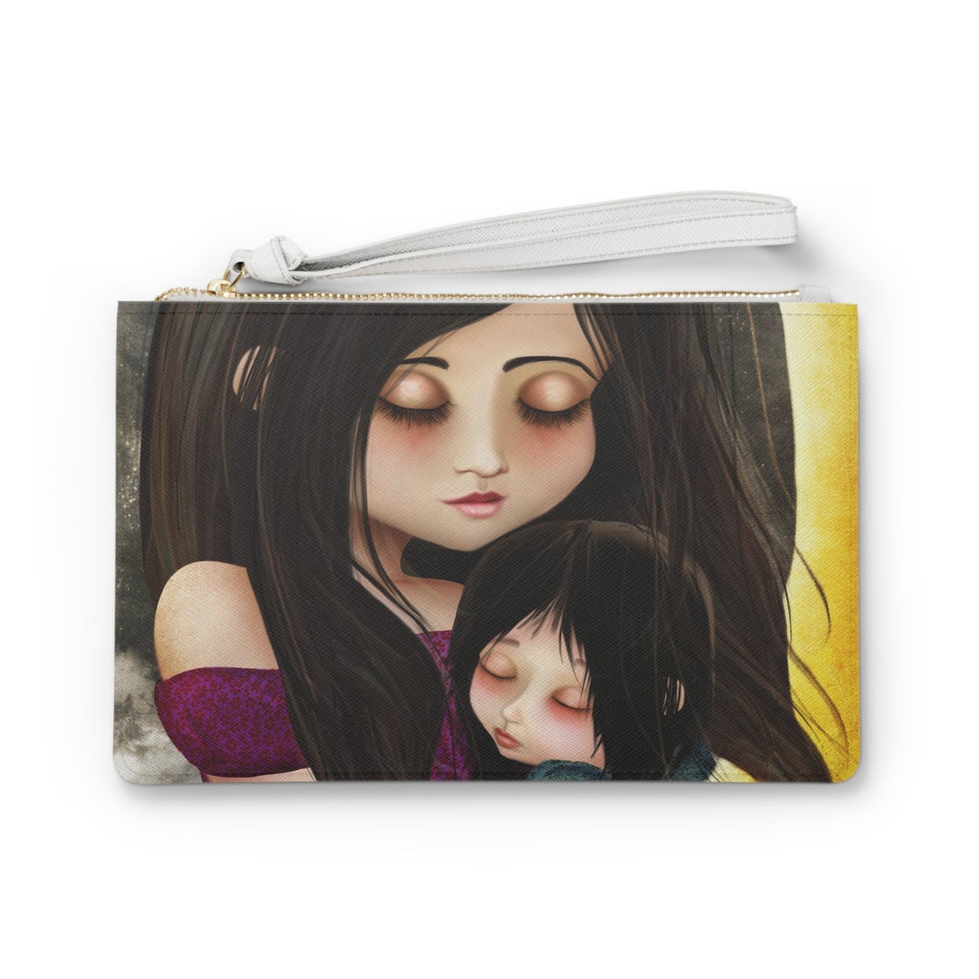 Goodnight Baby Clutch - Art Bag by Jessica Von Braun - Vegan Bag ...