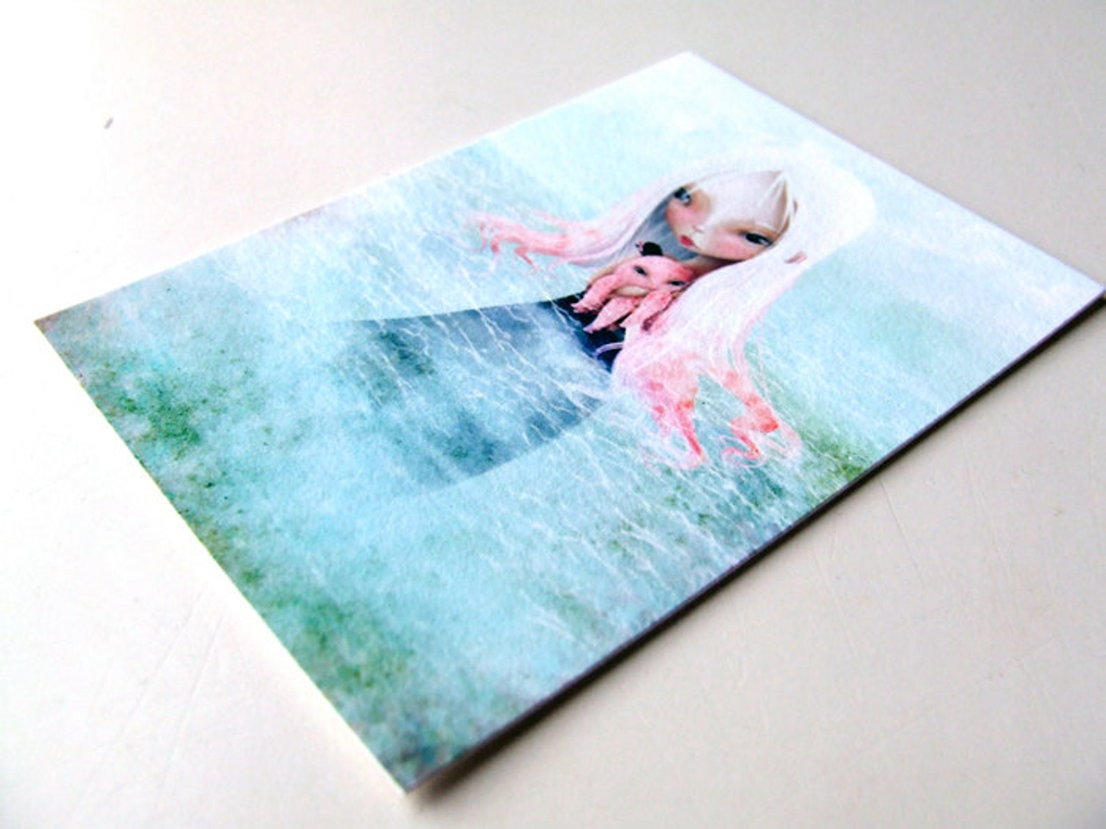 ACEO ATC Artist Trading Card Mini Print a Friend for - Etsy