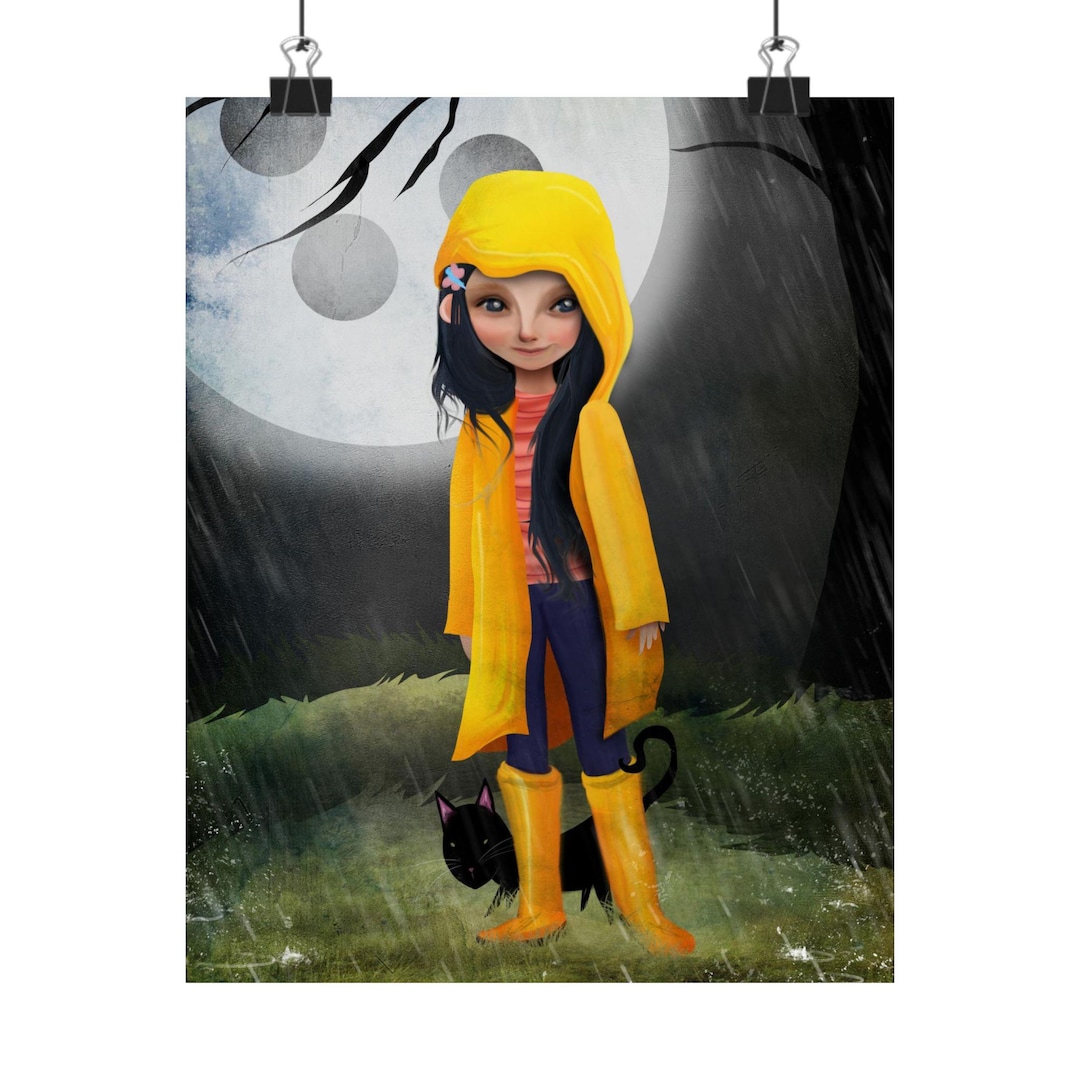 Coraline - Poster - Matte Vertical Posters - Multi Sized - Premium Whimsical Fine Art Print ...