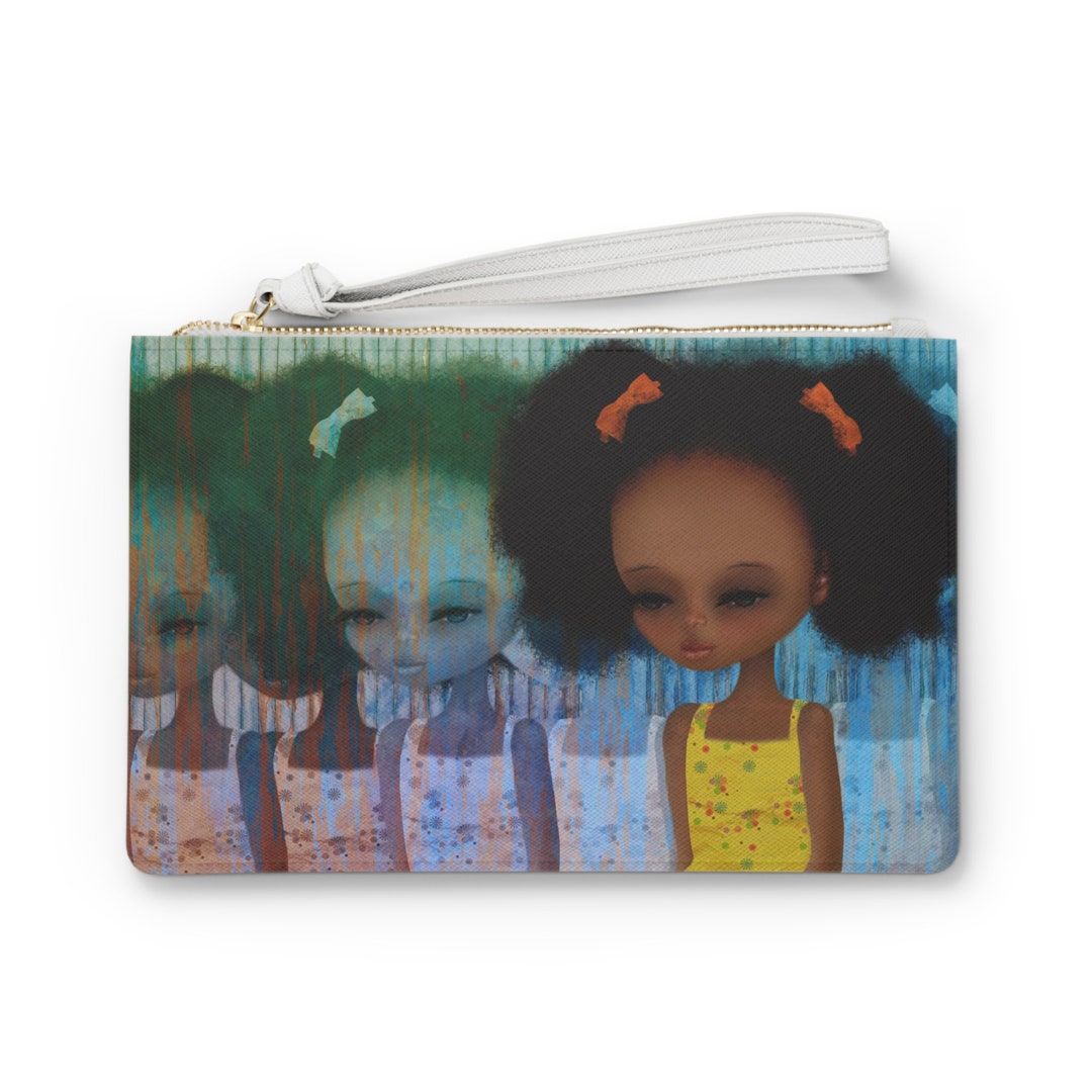 Deja Vu Clutch Bag - Creepy Cute Art - Art Bag by Jessica Von Braun ...