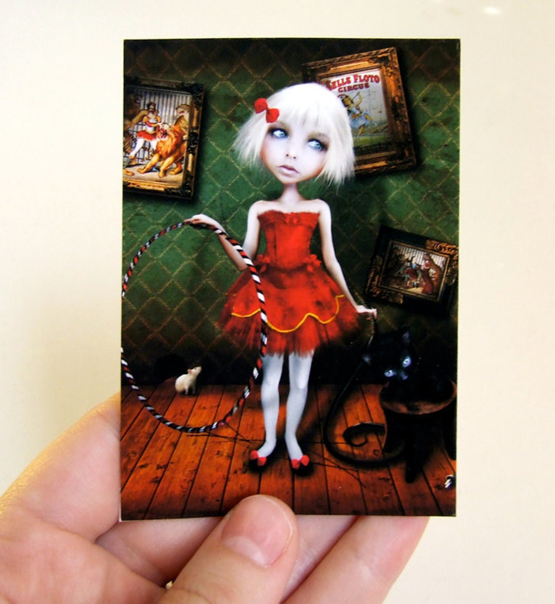 Valetto ACEO/ATC 2.5x3.5 Artist Trading Card Mini Premium Fine Art ...