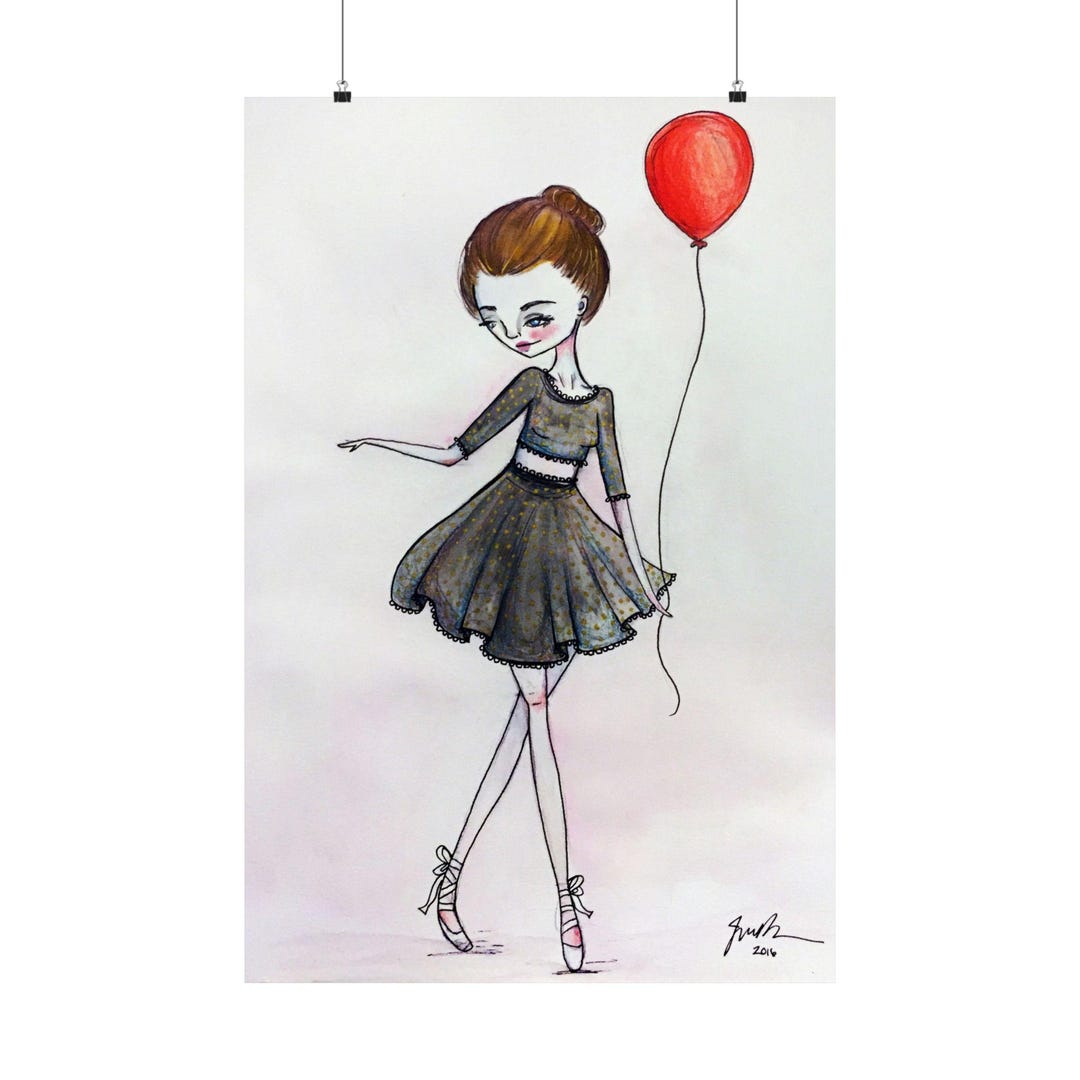 Red Balloon - Poster - Matte Vertical Posters - Multi Sized - Fine Art ...
