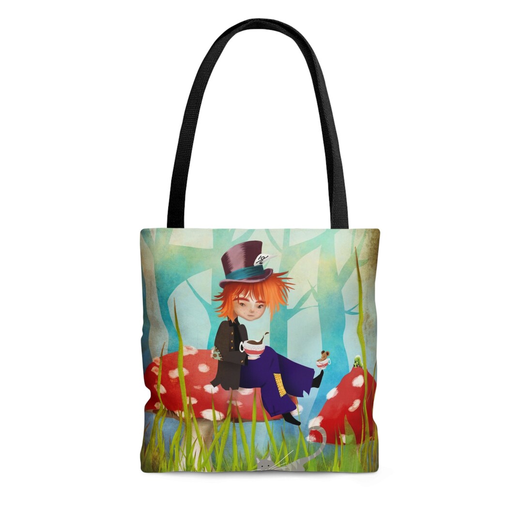 Alice and the Hatter DOUBLE SIDED - Tote Bag - by Jessica Von Braun ...