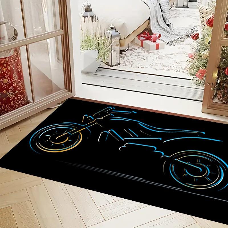 Motorcycle Rug - Etsy