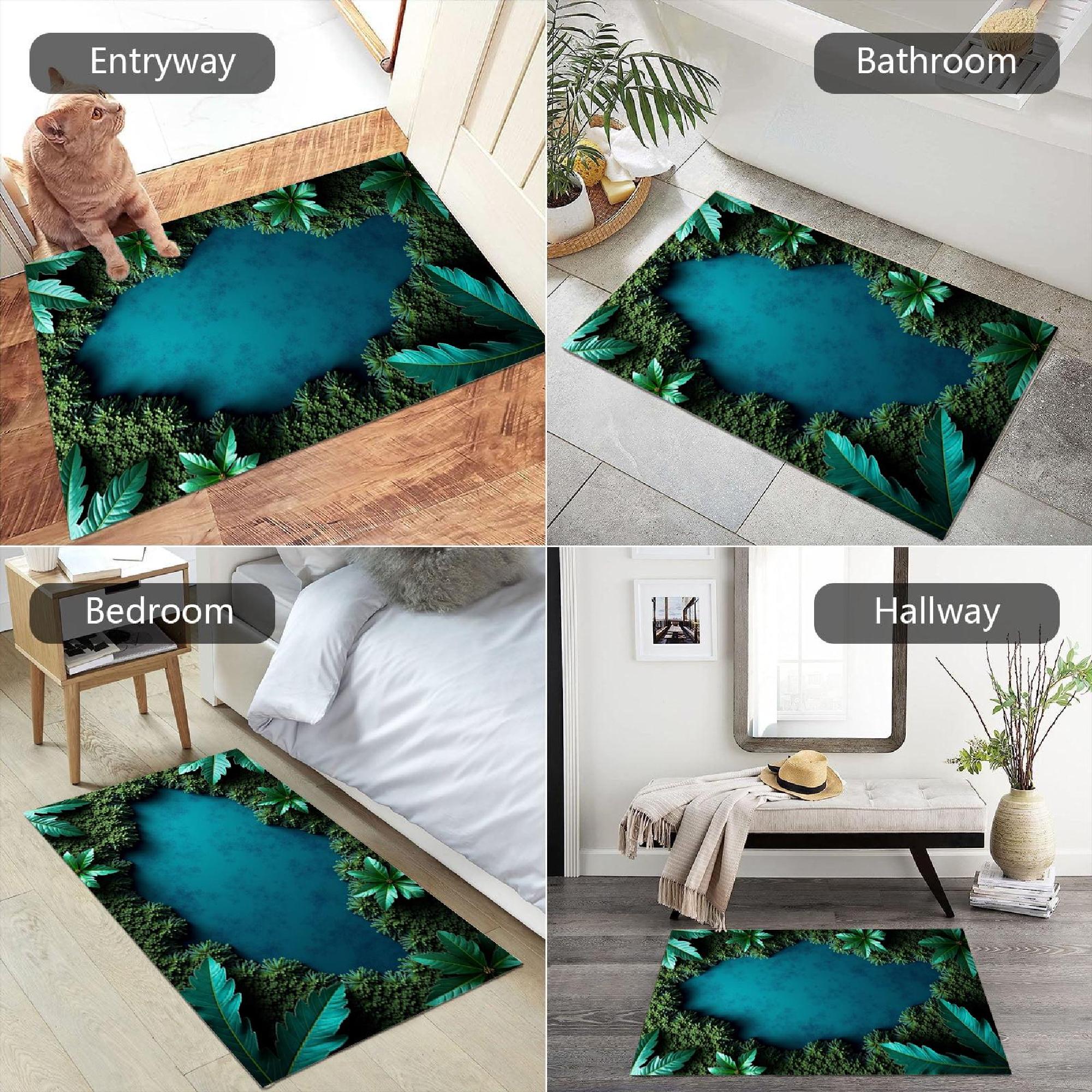 Washable Moss Rug, Non Slip, Realistic Green Nature Decor - Etsy