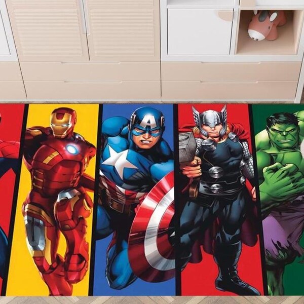 Avengers Rug - Etsy