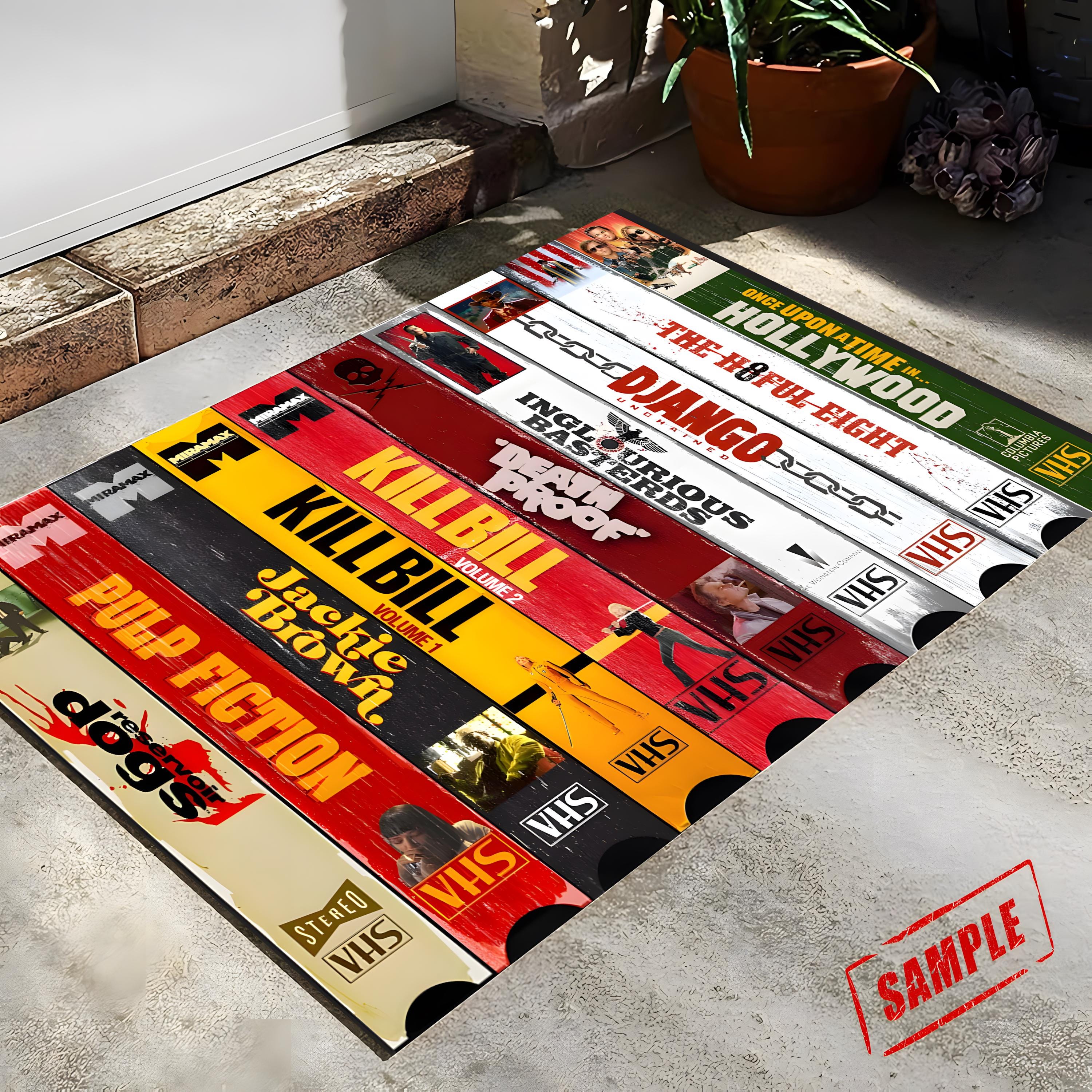 Retro VHS Inspired Rug, Vintage Cinema Style Carpet, Cult Classic Film ...