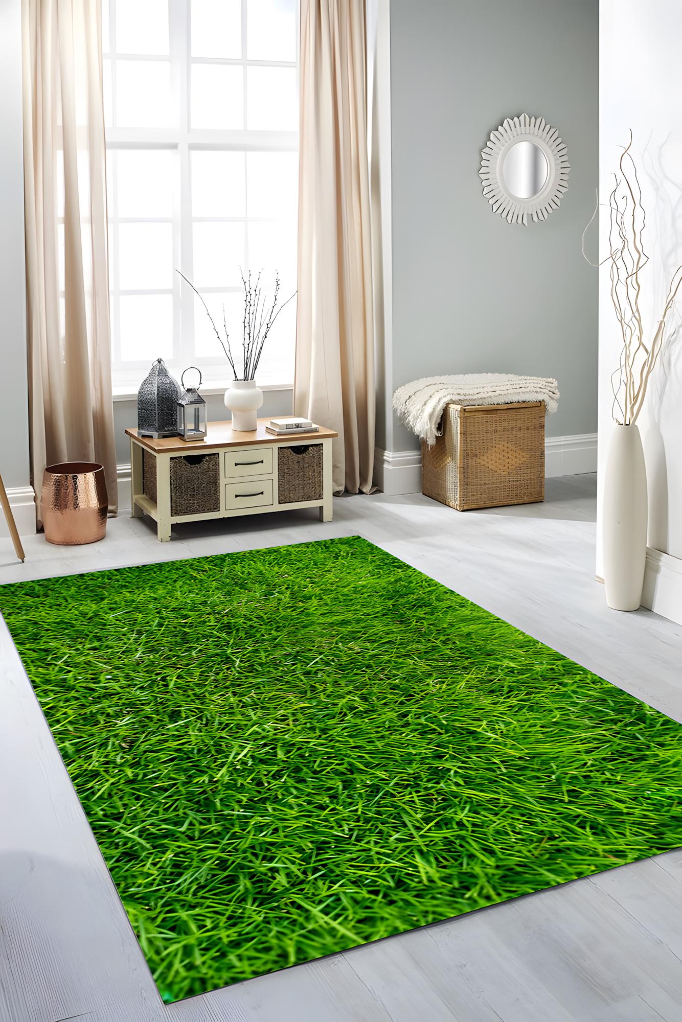 Custom Printed Grass Carpet, Rug Like Grass, Home Decor Like Garden ...