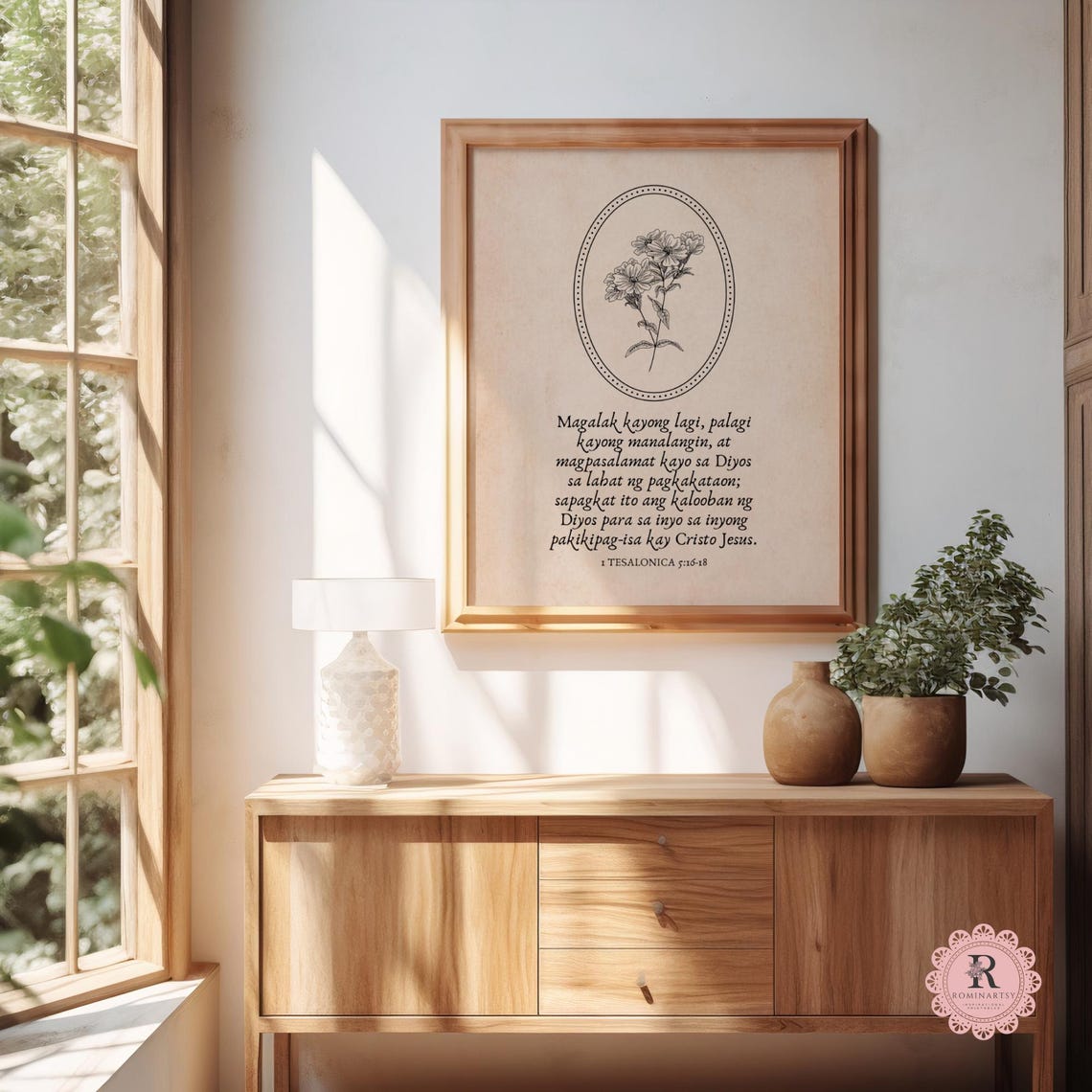 Wall Art Tagalog Christian Vintage Filipino Scripture Printable Bible ...