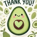 Avocado Thank You Thank You Thanks Avocado Gaucamole Gracias Muchas ...