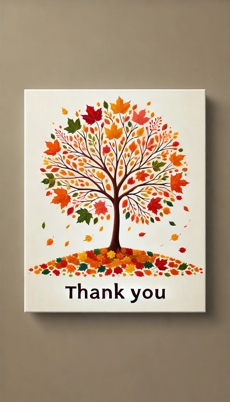 Fall Thank You Autumn Thank You Thank You Autumn Tree Colorful Tree ...