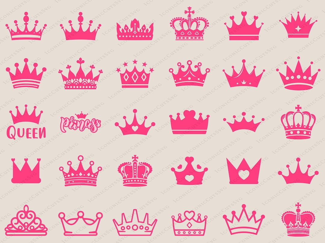 Royal Crown SVG File, King Crown SVG, Queen Crown SVG, Princess Tiara ...