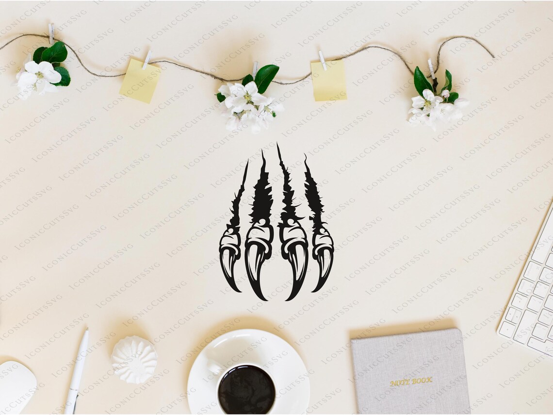 Claw Svg Bundle, Claw Png Bundle, Claw Clipart, Dino Claw, Marks Svg ...