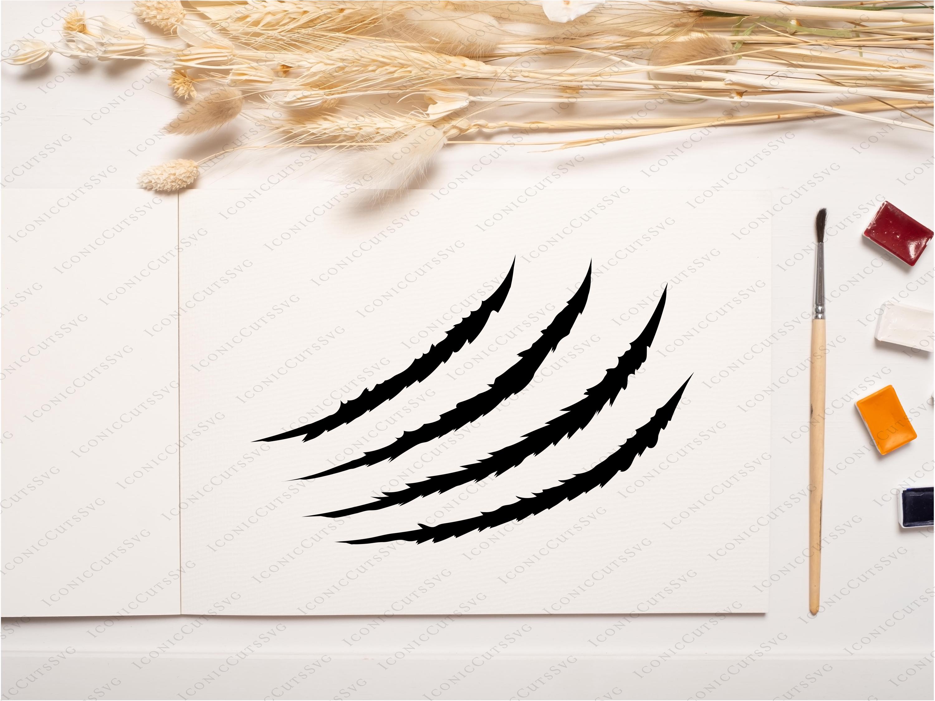 Claw Svg Bundle, Claw Png Bundle, Claw Clipart, Dino Claw, Marks Svg ...