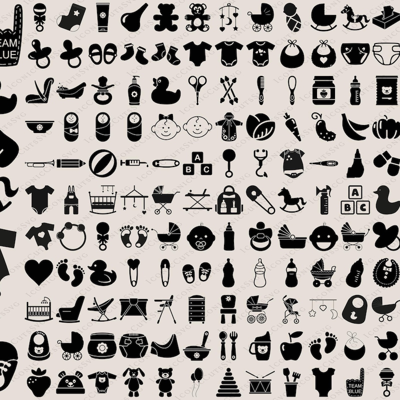 Newborn Svg Elements - Etsy